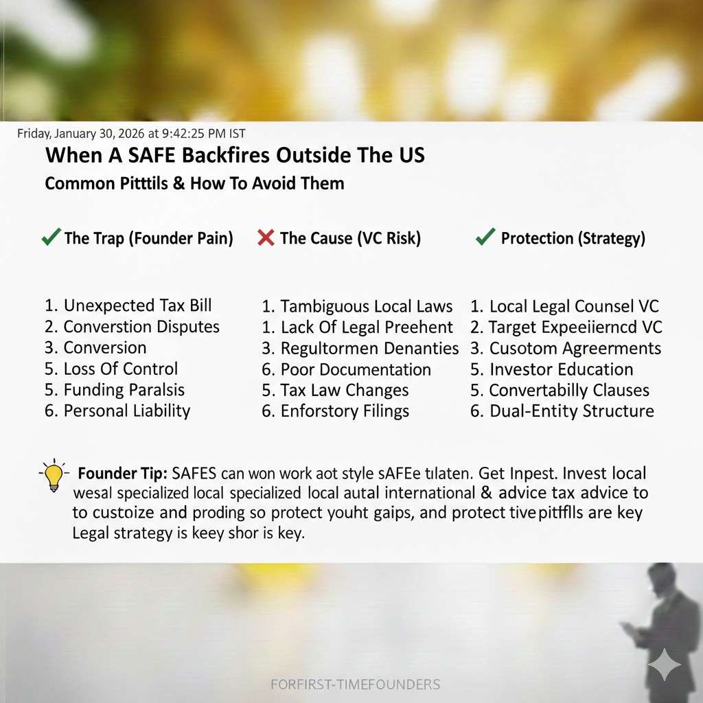 Can You Raise on a SAFE Outside the US? - Tran vc