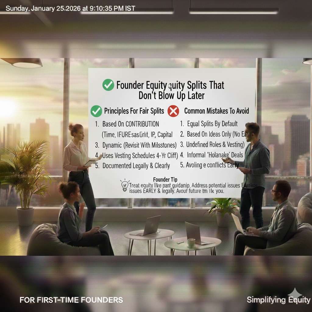 Founder Equity Splits That Don’t Blow Up Later - Tran vc