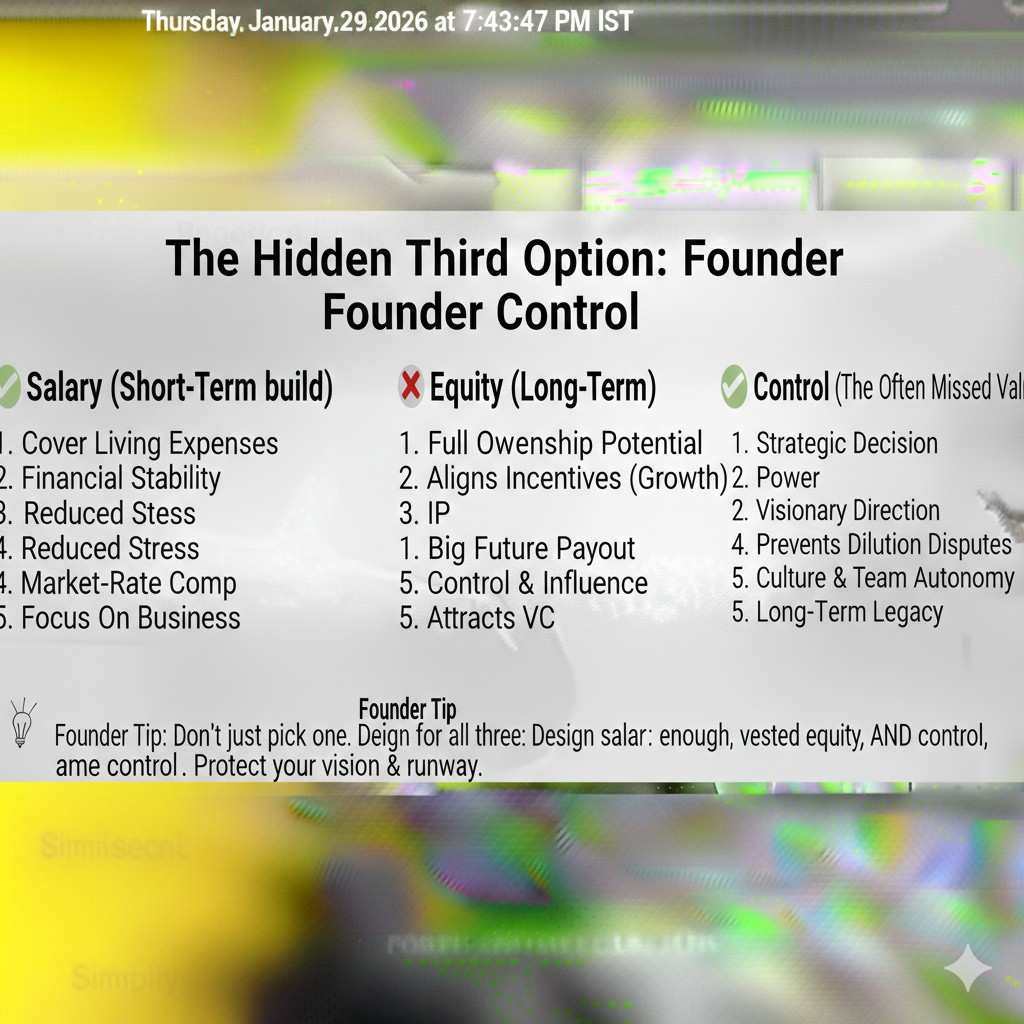 Founder Salary vs Equity: What to Choose Early - Tran vc